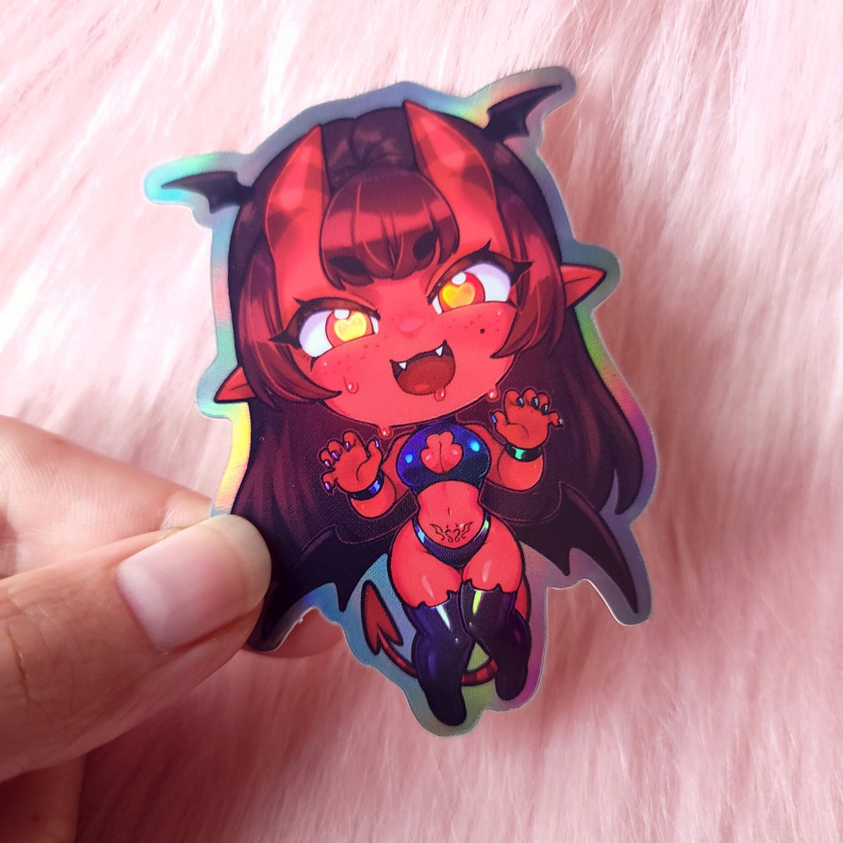 Meru the Succubus | 2 inch Sticker – merunyaaShop